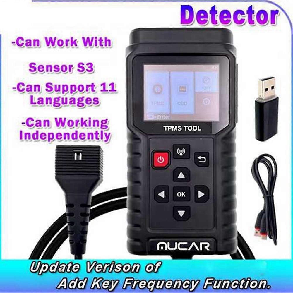 MUCAR Car Tire Pressure Diagnosi Tool with 10 TPMS Sensor | Fruugo UK