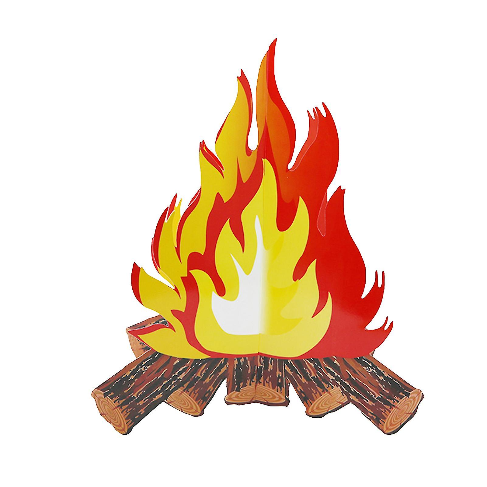 Simulation Flame 3d Design Realistic Easy Assembly Photo Props Coated ...