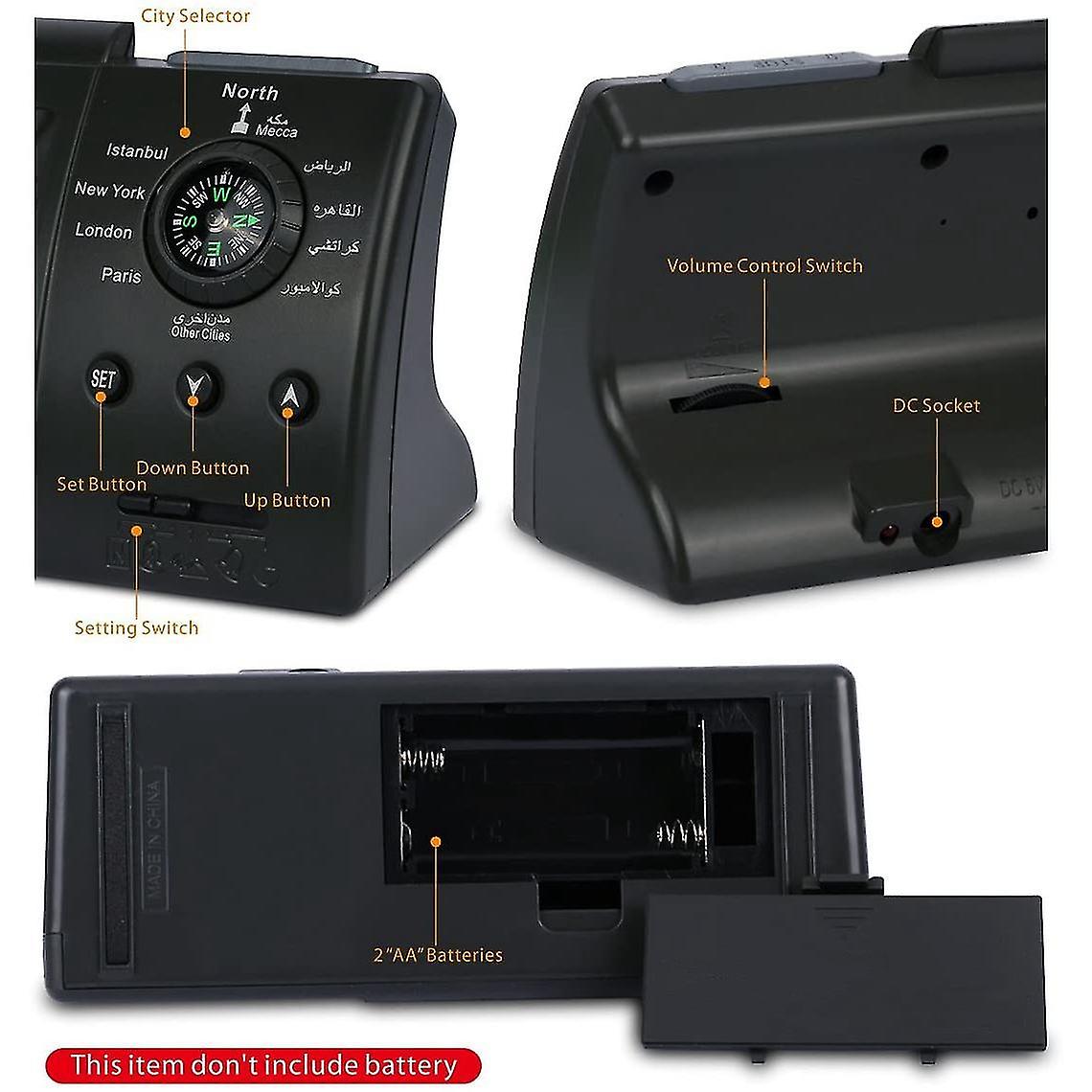 Automatic Digital C Islamic Azan Prayer Alarm Azan C For Desktop Table ...