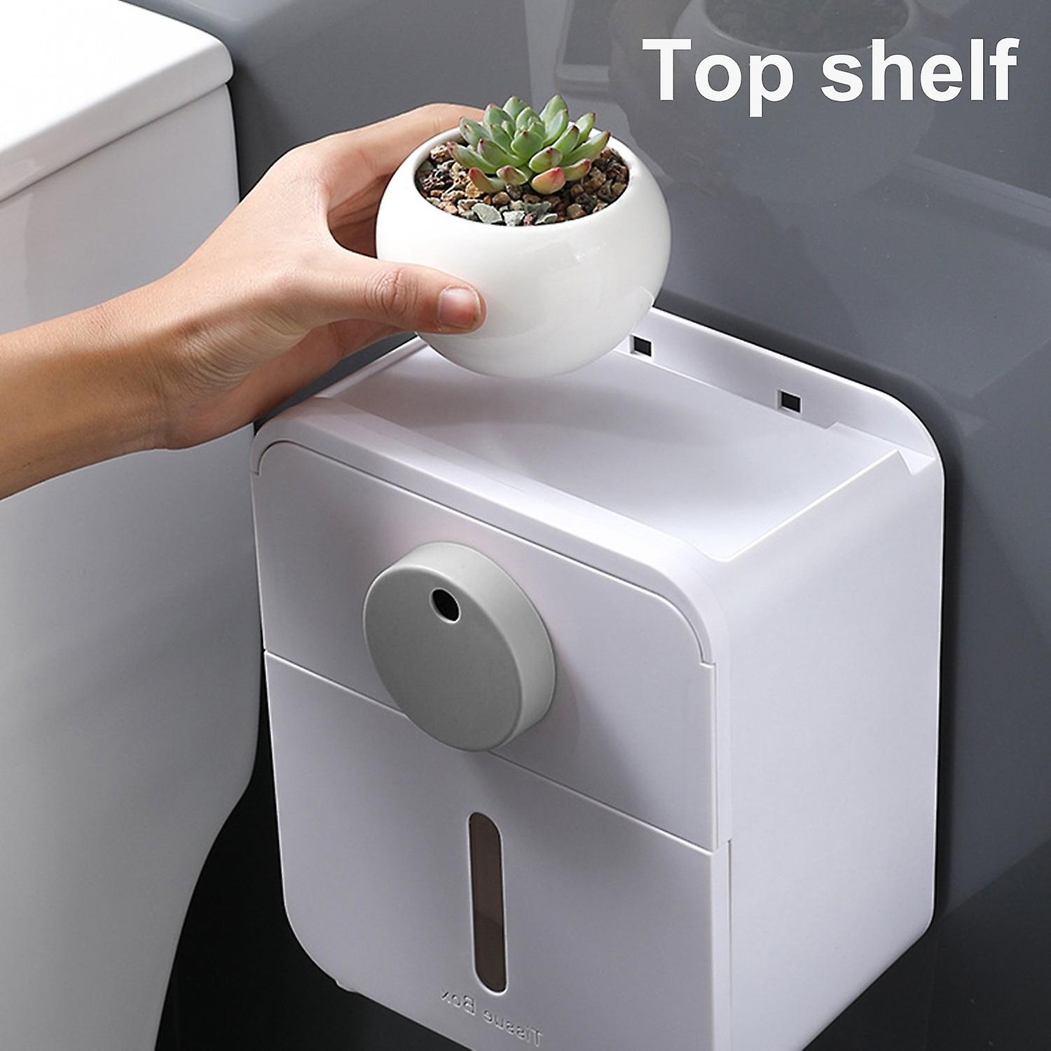 Napkin Box Wall Mounted 4 in 1 Multi-function Paper Dispenser Napkin ...