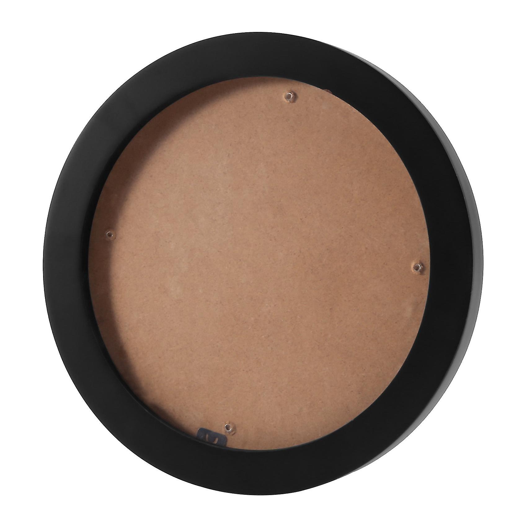 Round Wooden Picture Frames Gift Diy Wall Hanging Wood Picture Holder ...