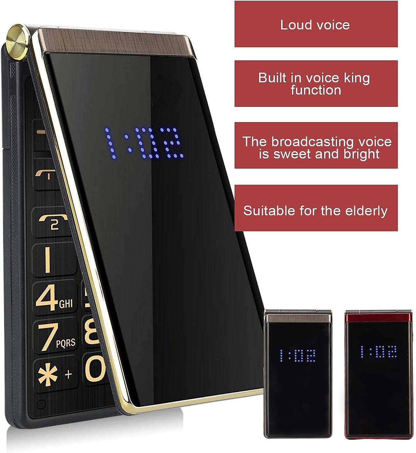 Dilwe Unlocked Senior Flip Cell Phone, 2.8 Inch Large Screen, Easy to ...