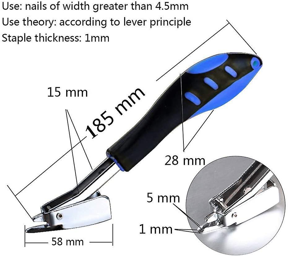 2023 - Heavy Duty Upholstery Construction Staples - Desk Claw Lifter ...