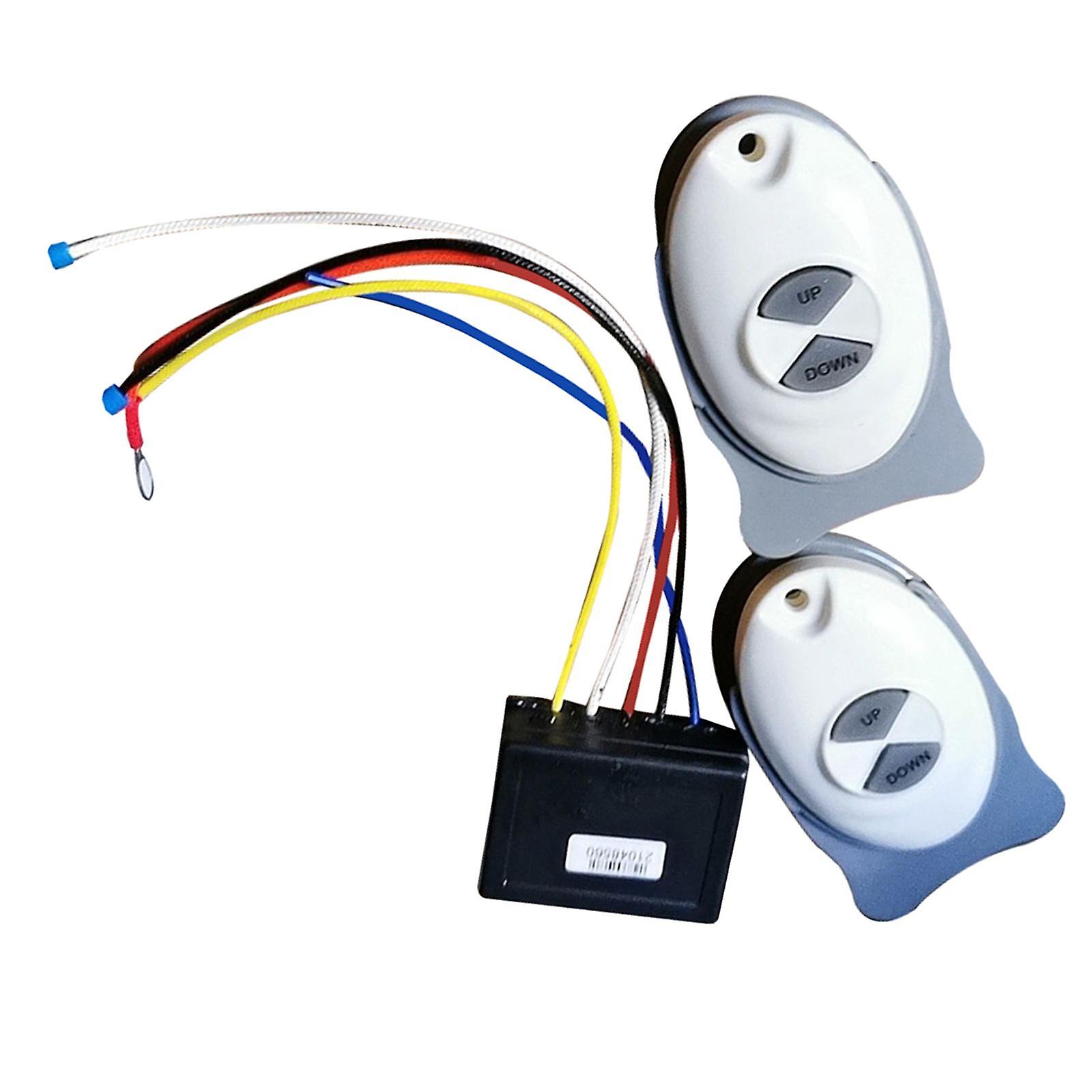 5x Marine Boat Wireless Remote Control & Second Switch Anchor Winch ...