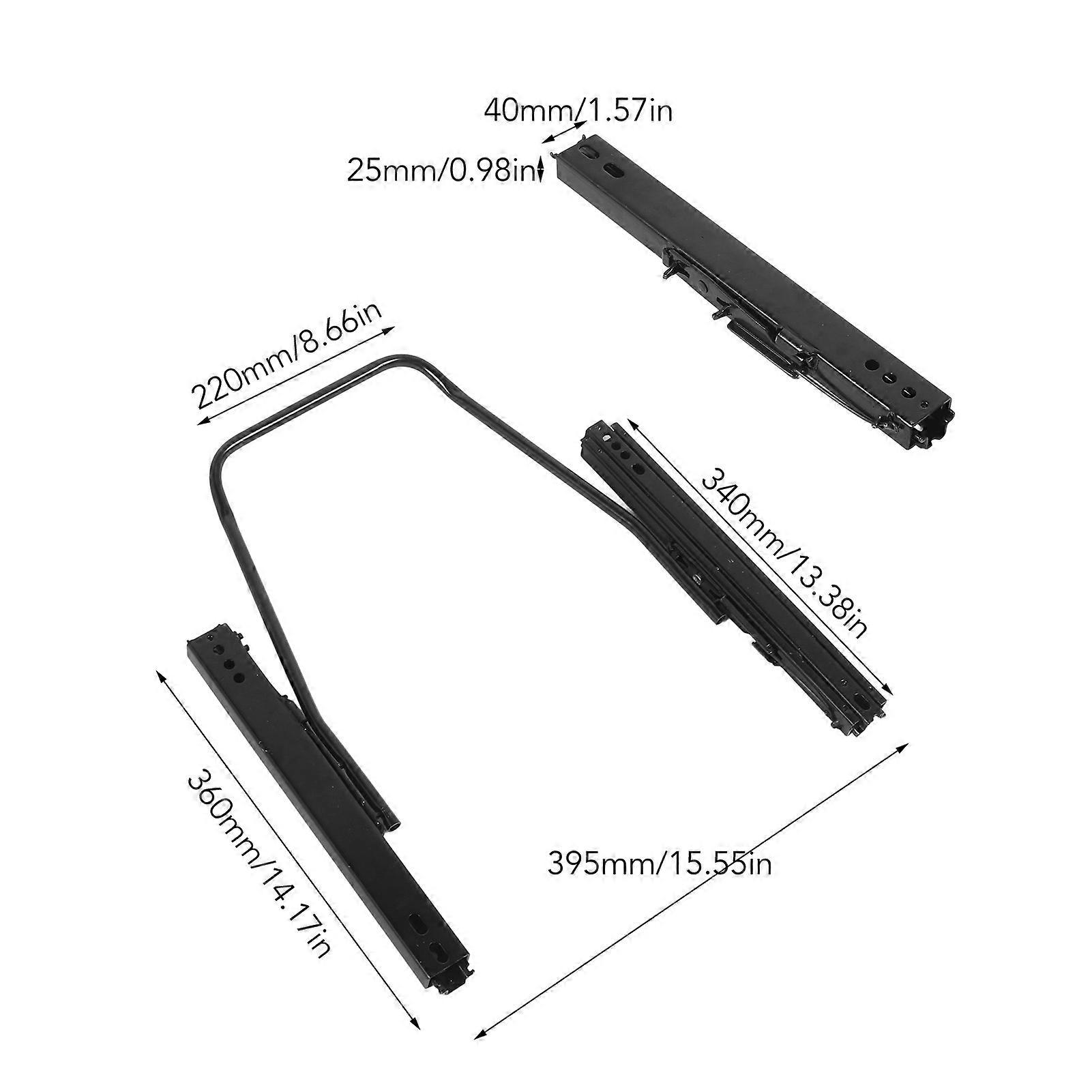 Seat Slider Track High Hardness Dual Locking Adjustable Seat Track ...