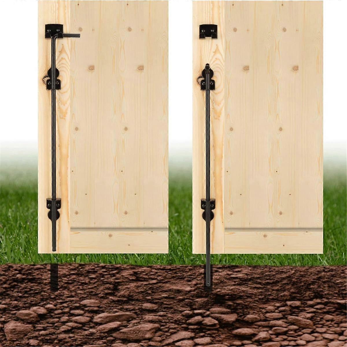 Heavy Duty Gate Latche Portable Cane Bolt Door Latch Lock Door Stop ...