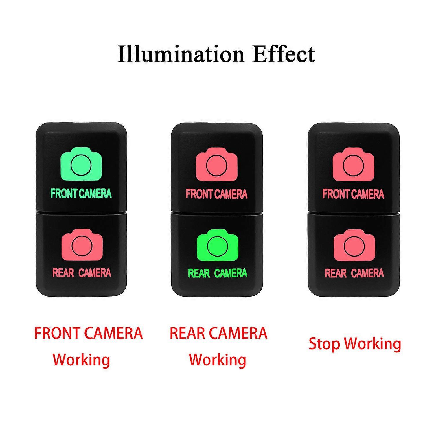 Led Light Bar Dual Push Button Switch Green&Red Led Push Switch with ...