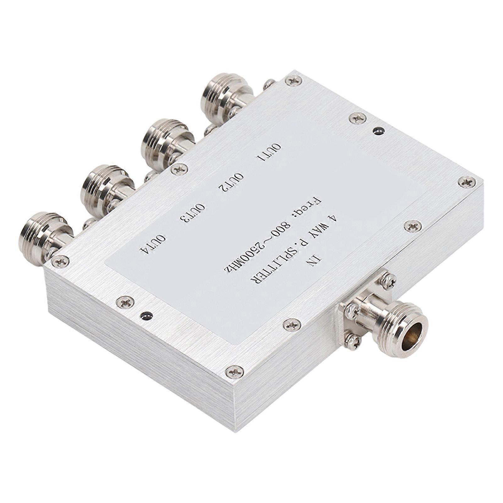 RF Power Splitter 4 Way Divider 800~2500MHz 35W Signal Module Low Loss ...
