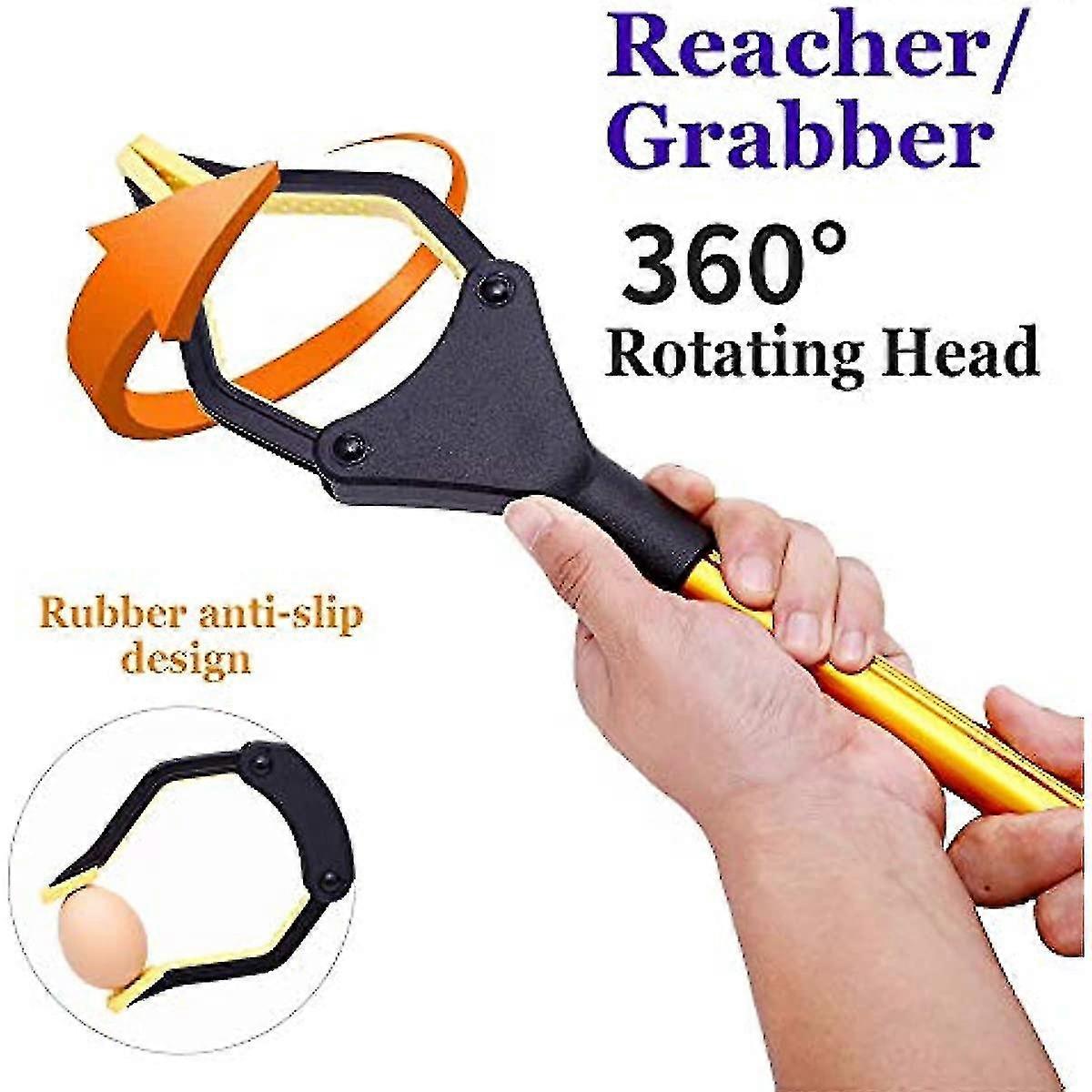 Grabber Reacher Tool 32folding Pick Up Tool 360 Rotating Anti-slip ...