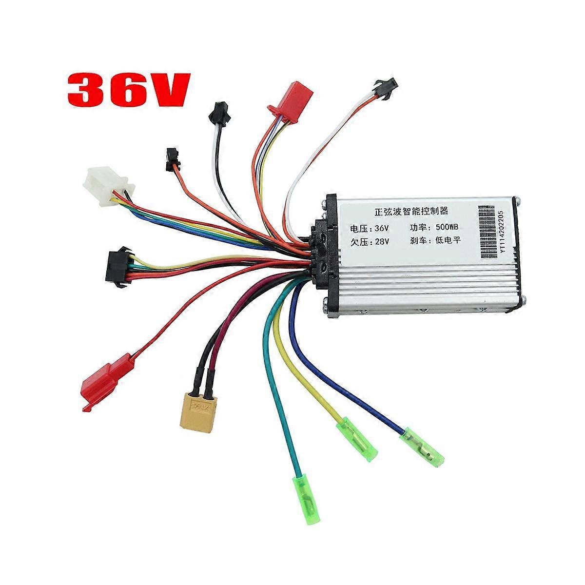 36V 500W Controller MR-100 LCD Display Meter Dashboard Kit for Electric ...
