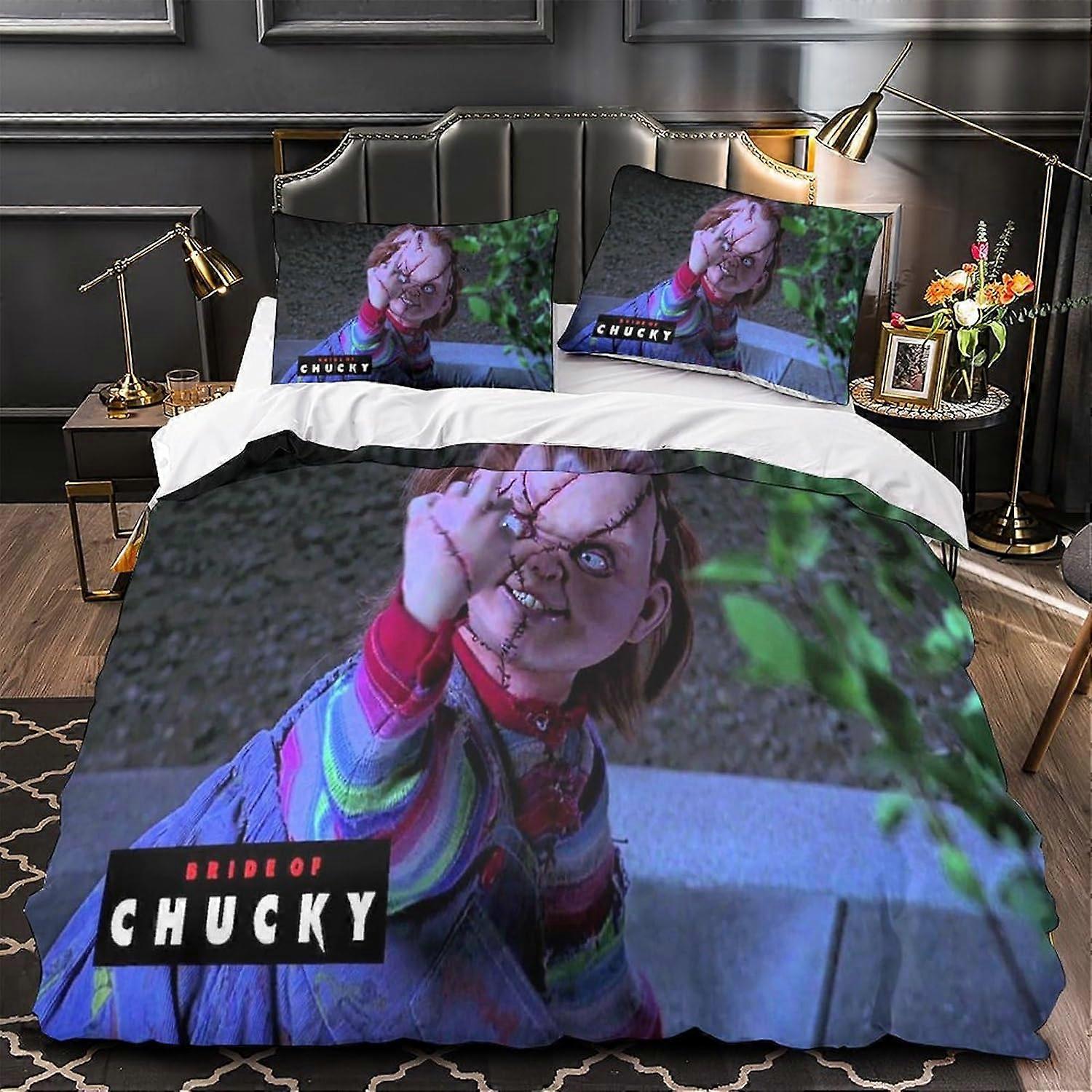 3 Pcs Chucky Doll Bedding Duvet Cover Children's Bedding Set 3D Print ...