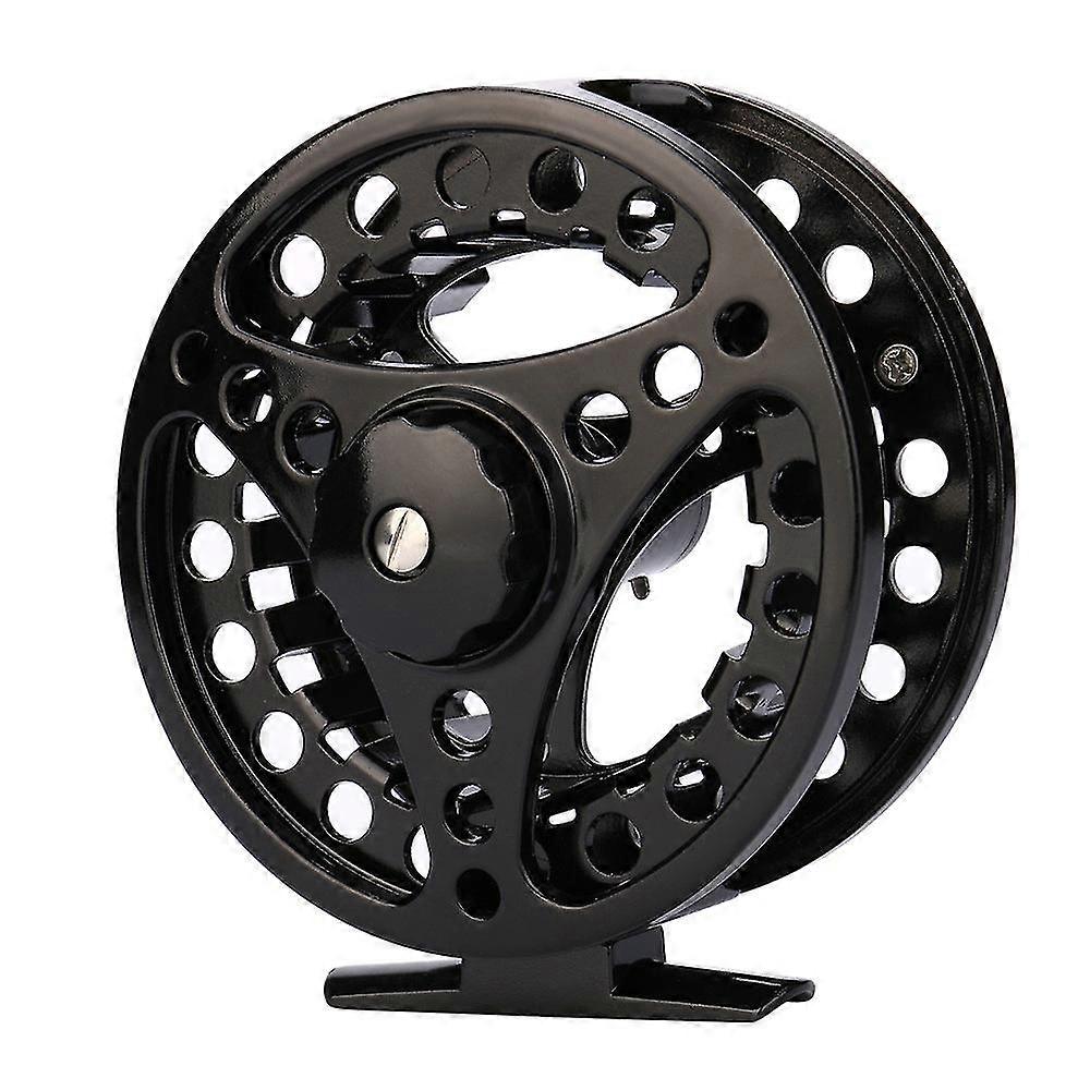Fly Reel 5/6 WT Large Arbor Silver/Black Aluminum Fly Fishing Reel ...