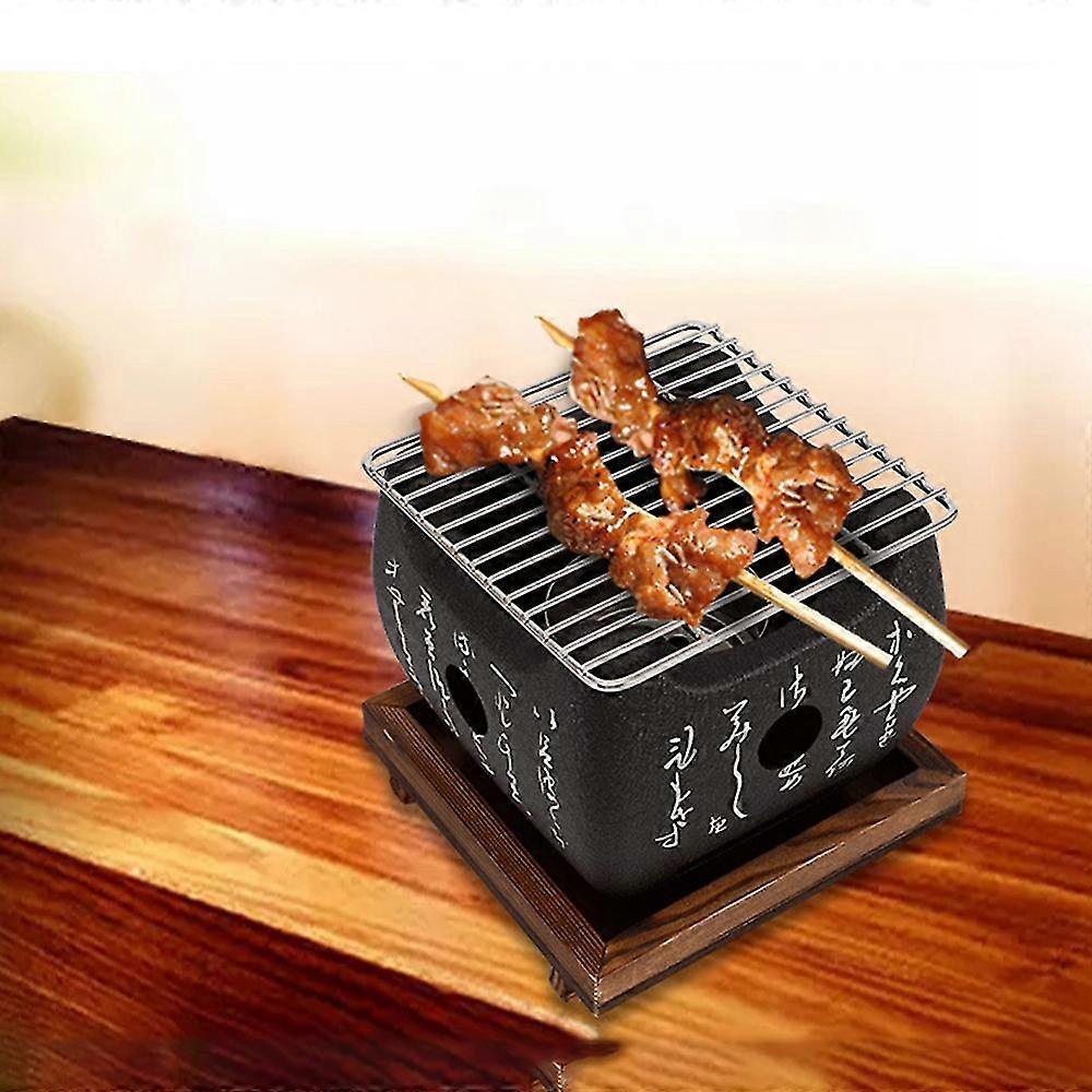 Japanese BBQ Grill Charcoal Barbecue Grills Aluminium Alloy Indoor ...