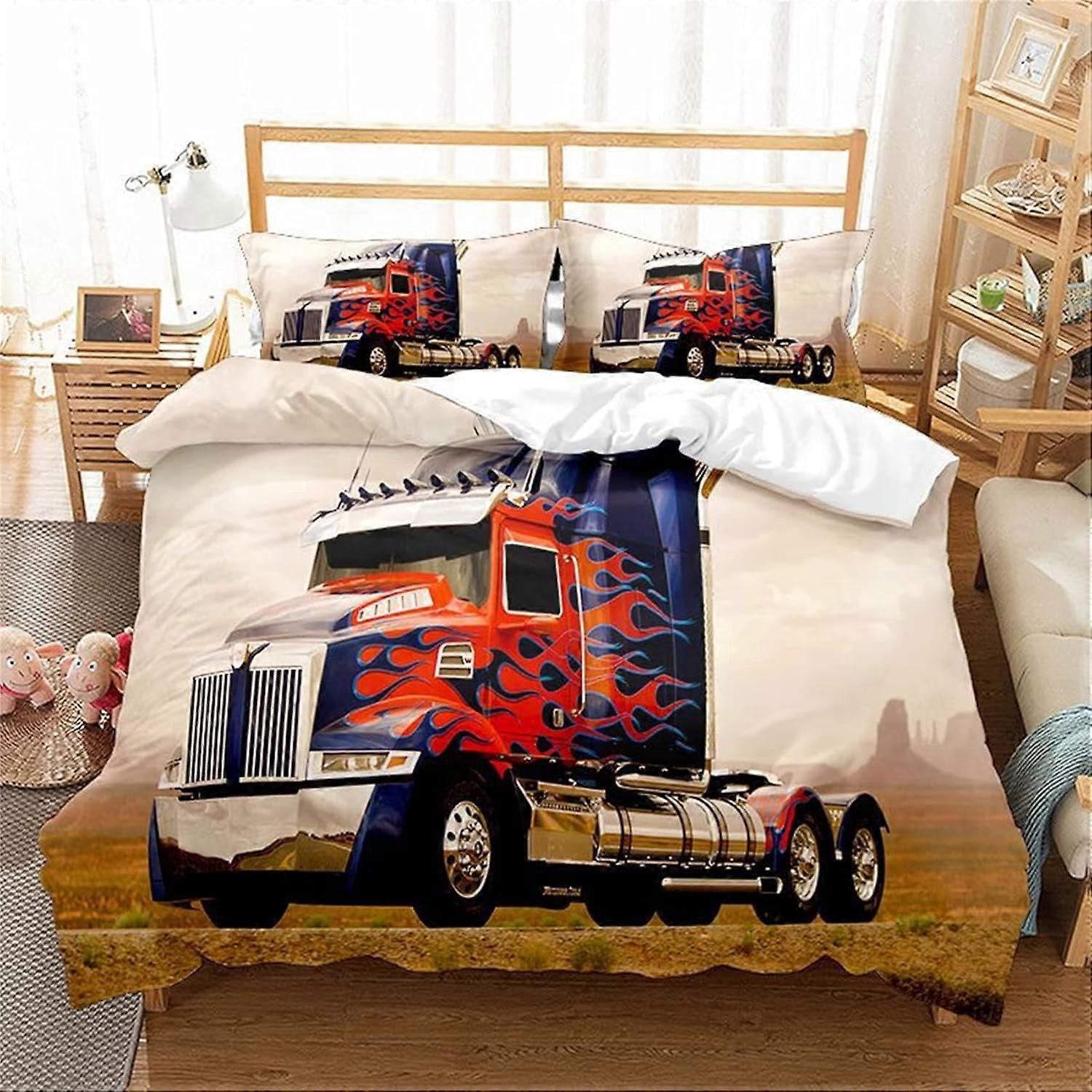 i26 Kids Boys Transformer-s Bedding Duvet Cover Size Twin/Queen ...