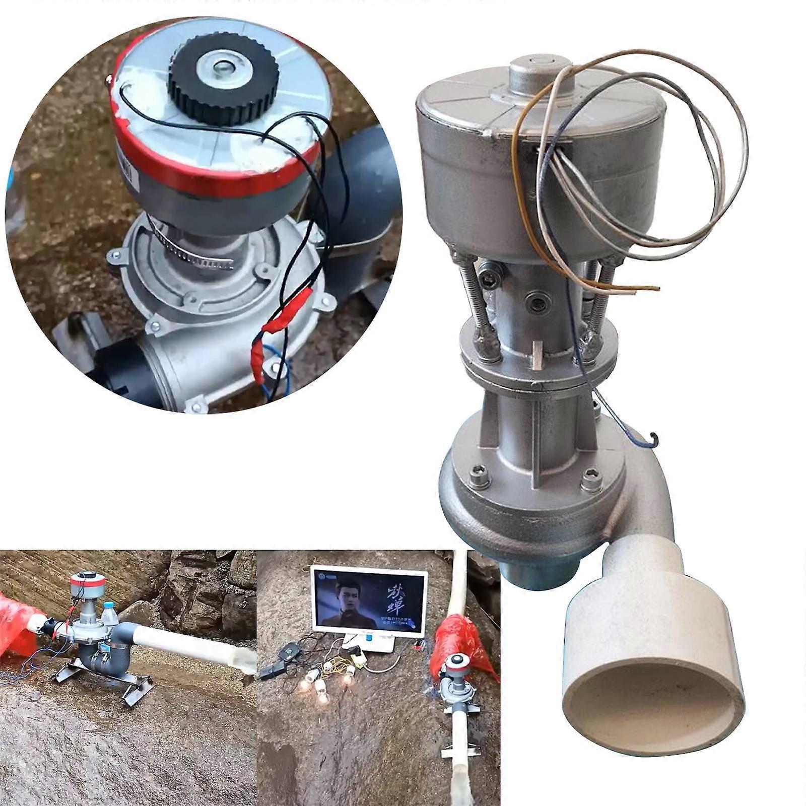 Hydro vannturbin mikroelektrisk generator vannkraft 110V 500W 50Hz FT ...