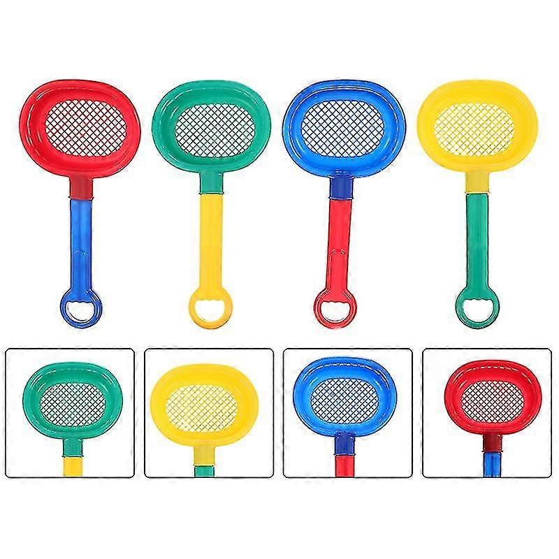 8pcs Beach Sand Sifter Shovels Plastic Sieves With Long Handle Kids ...
