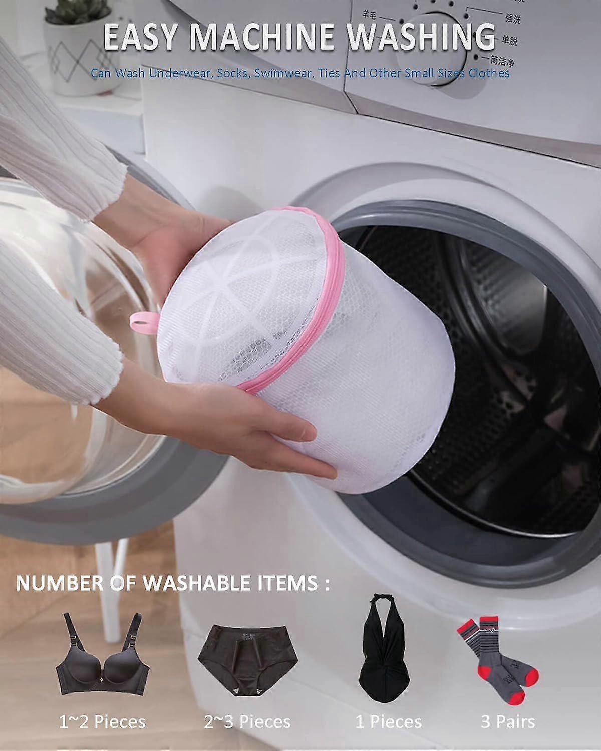 3 Pieces Laundry Net Washing Machine Underwear, Bra Laundry Bag ...