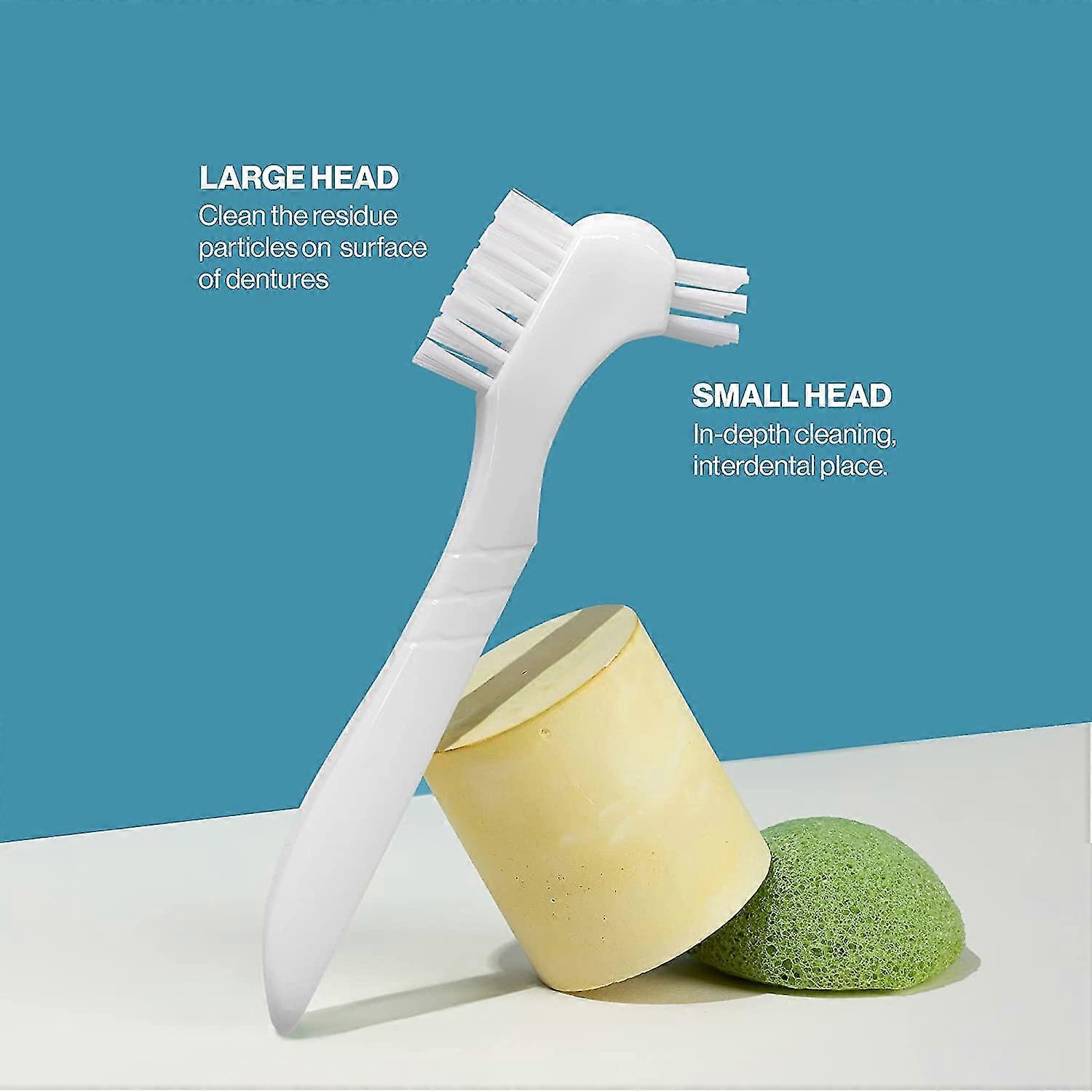 Denture Brush- Premium Hygiene Denture Cleaner Denture Care- Top ...
