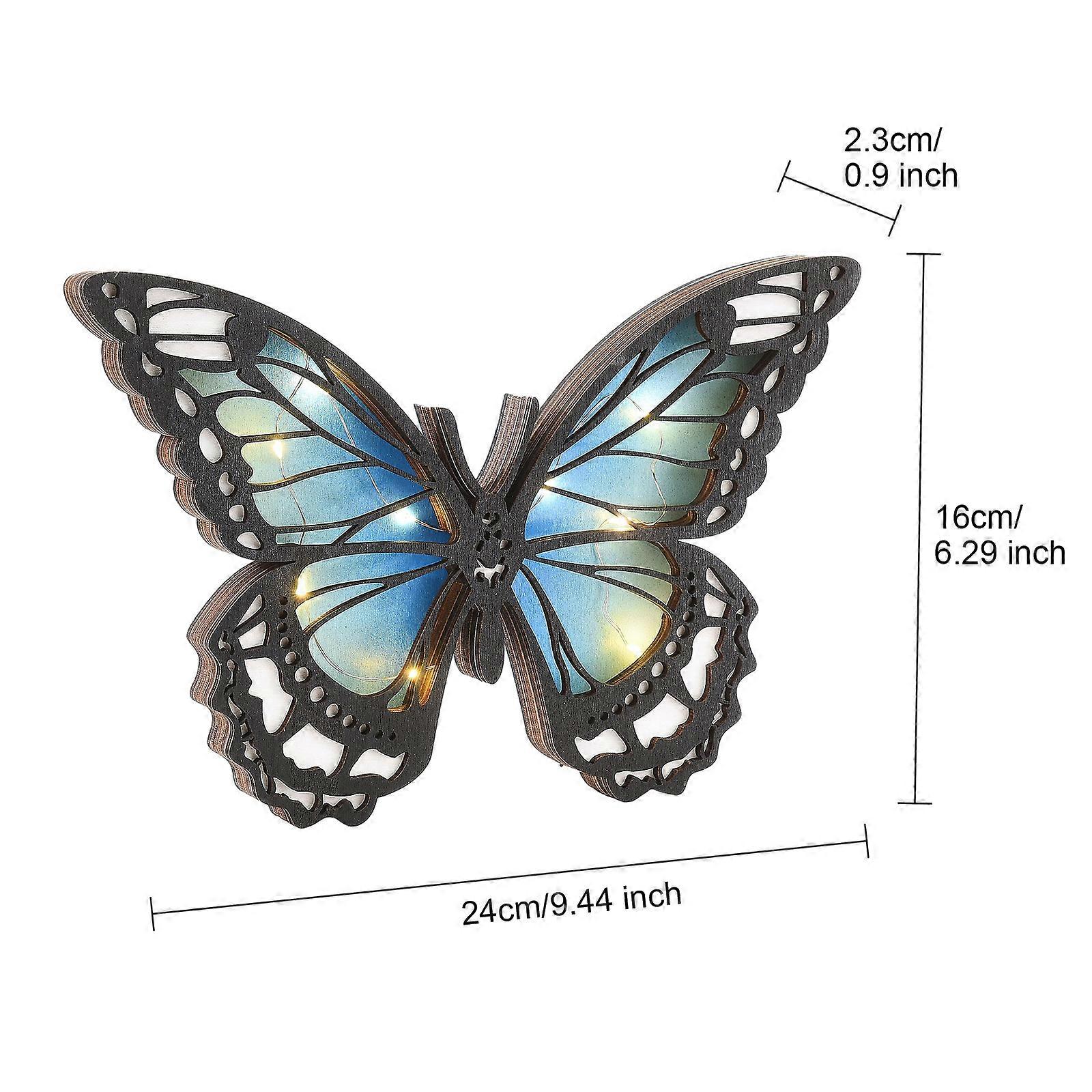 Wooden Wall Hanging Butterflies Statue, Wall Art, Wooden Sculpture | Fruugo UK