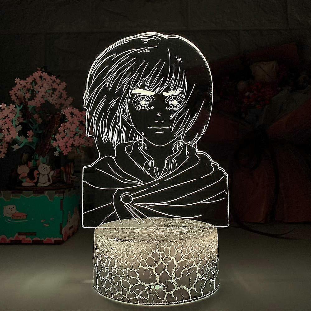 Shxx 3d Night Light 3d Lamp Anime Sasuke Light For Bedroom Decor Child ...