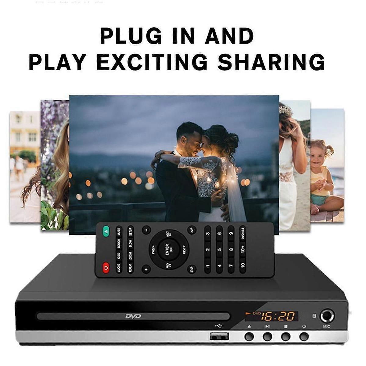 Home DVD Player 1080P DVD Video Player EVD Student CD Player VCD Eye ...