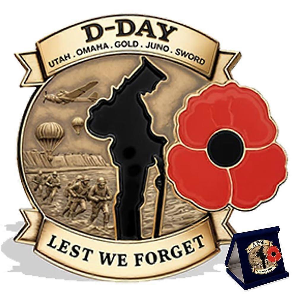 Limited Edition D-Day 80th Anniversary Commemorative Badge, 80th ...