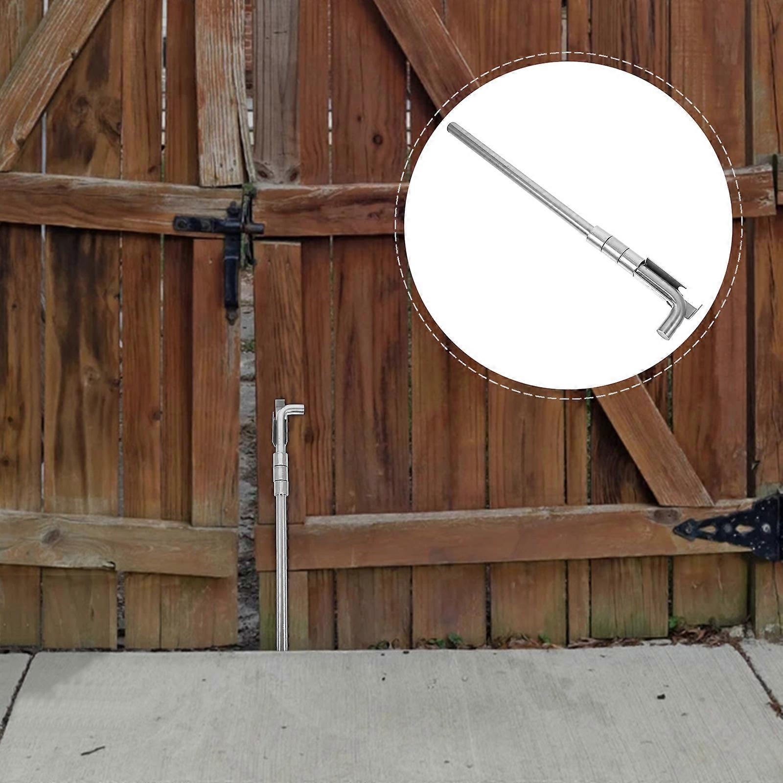 Stainless Steel Gate Bolt Door Floor Lock Ground Latch Portable Long ...