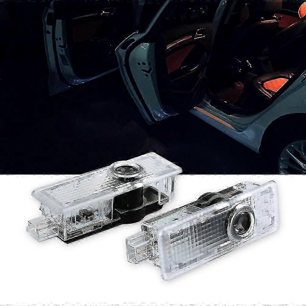 2Pcs Car Door Projector Laser Led Lights Courtesy Puddle Shadow Lamps ...