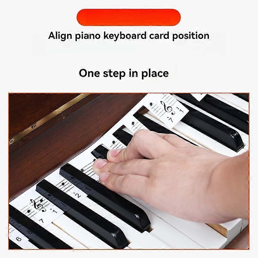 Piano Keyboard Stickers Electronic Piano Note Stickers 88 Keys 61 Keys ...