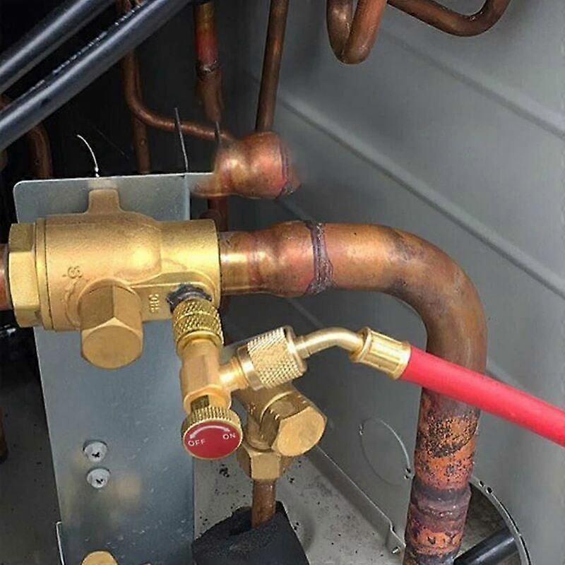 2 Pieces Refrigerant Regulating Valve, R410A R22 Safety Valve ...