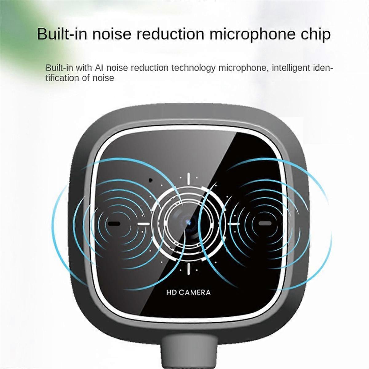 Webcam HD Web Camera Built-in Microphone USB Plug Web Cam for PC ...