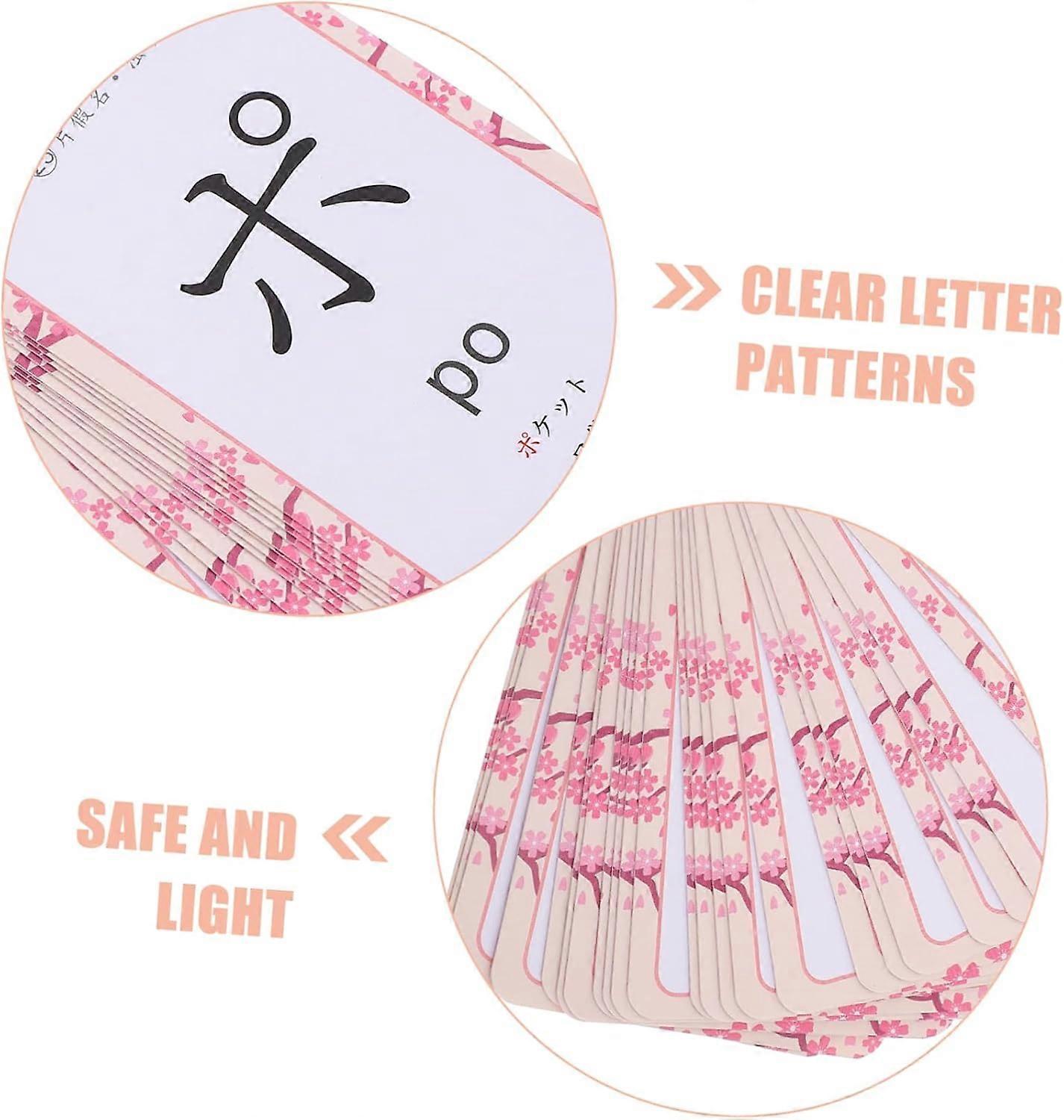 Japanese Flashcards Set for Learning Hiragana and Katakana, Alphabetic ...