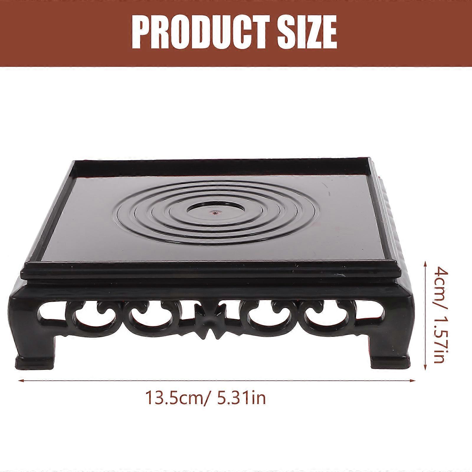 Plastic Plant Stand Shelf Tank Stand for Storage 25Pcs Black Set ...