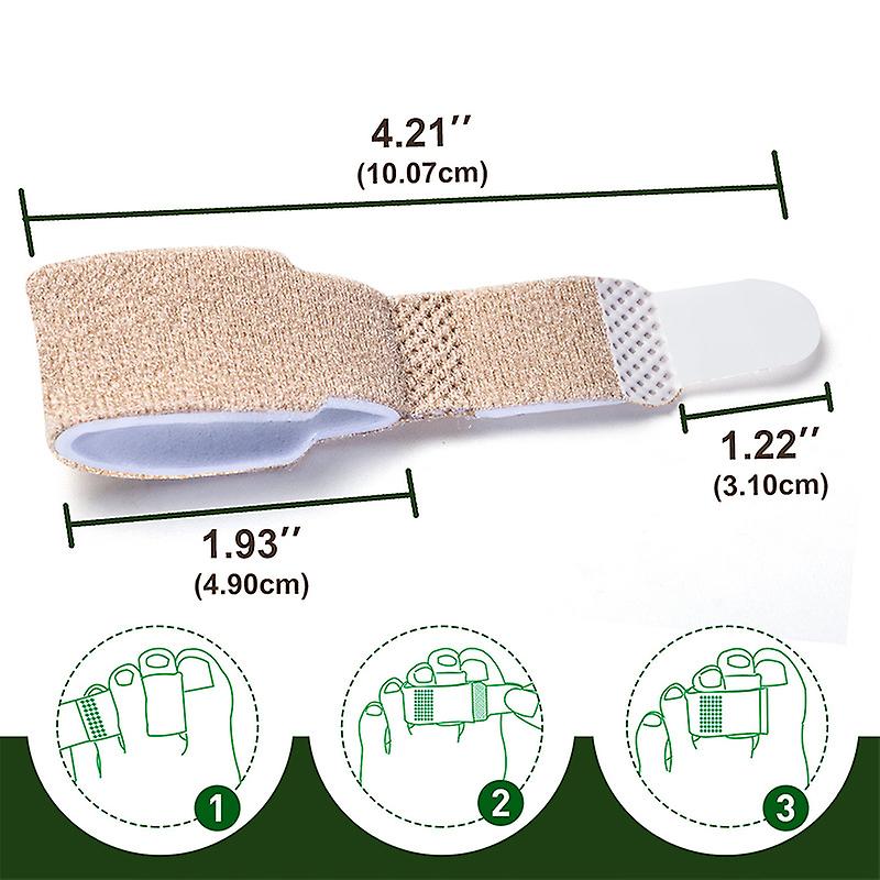 Betterlifefg-[10x] Toe Bandages, Broken Toe Splints, Padded To Correct ...