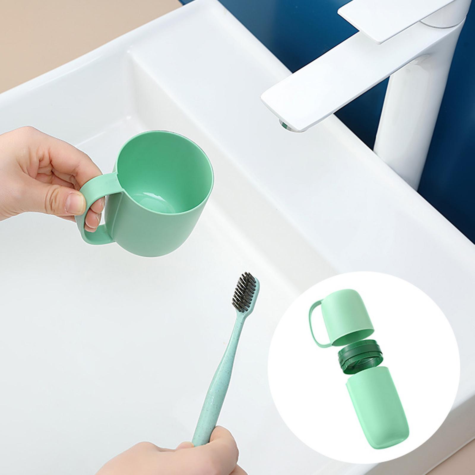 Portable Travel Wash Cup Toothbrush Toothpaste Storage Box Multifuction ...