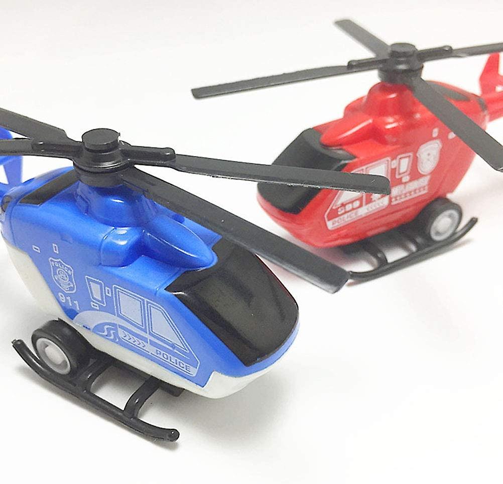 Simulation Helicopters Mini Plastic Die cast Pullback Helicopter Toy ...