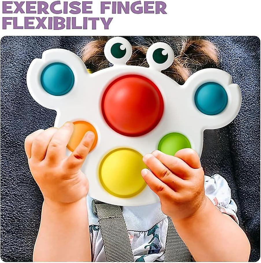 Fidget Toys Simple Dimple Soft Silicon Flipping Board Early Educational ...