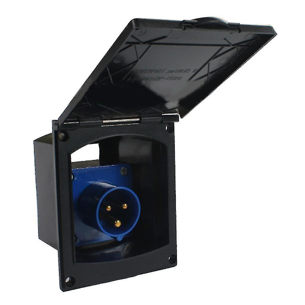 Universal Caravan Power Outlet Supplies Waterproof Flush Inlet Socket ...