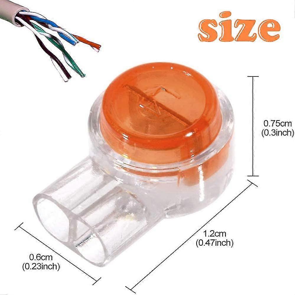 100pcs Scotchlok UY Waterproof Connector, Resin Filled Cable Connectors ...