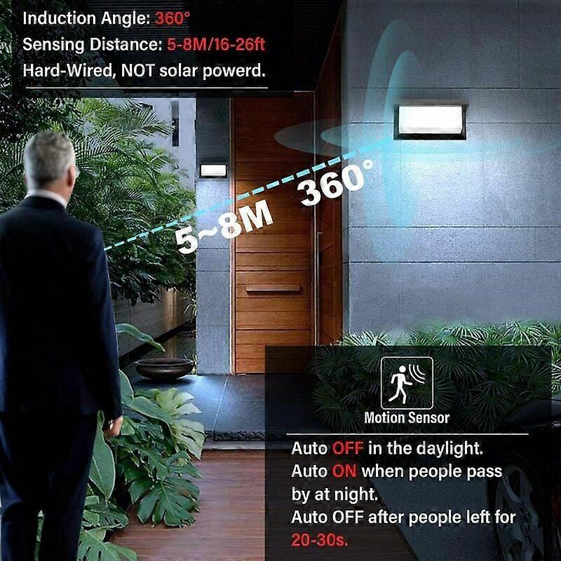 Outdoor LED wall light with 360 Outdoor lighting Modern Waterproof ...