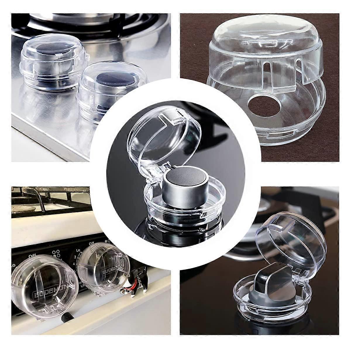 Pack of 8 Cooker Switch Protection, Kitchen Gas Hob Knob Covers, Oven ...