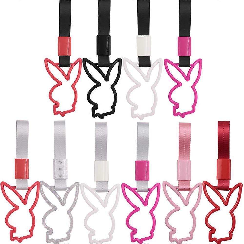 JDM Rabbit Racing Tsurikawa Ring Train Bus Handle Universal Drift Anime ...