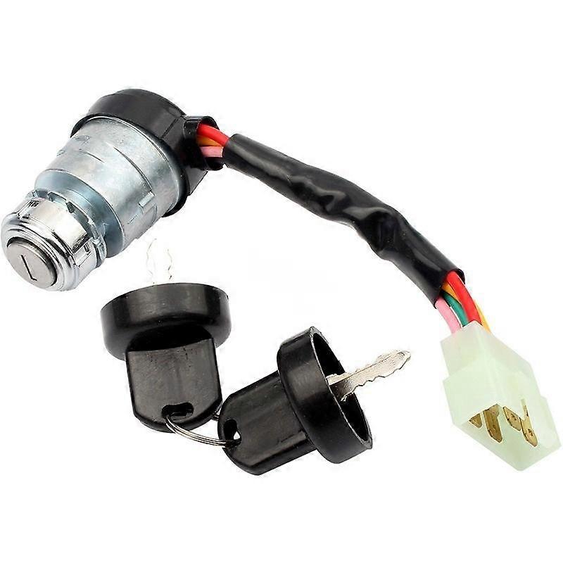 Universally 5 Wire 5 Pin Ignition Key Switch Start Lock With 2 Keys ...