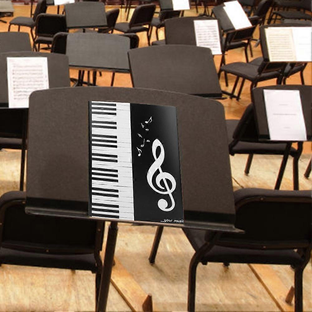 Music Score Folder A4 Sized 4 Pages Music Themed Piano Score Folder for ...