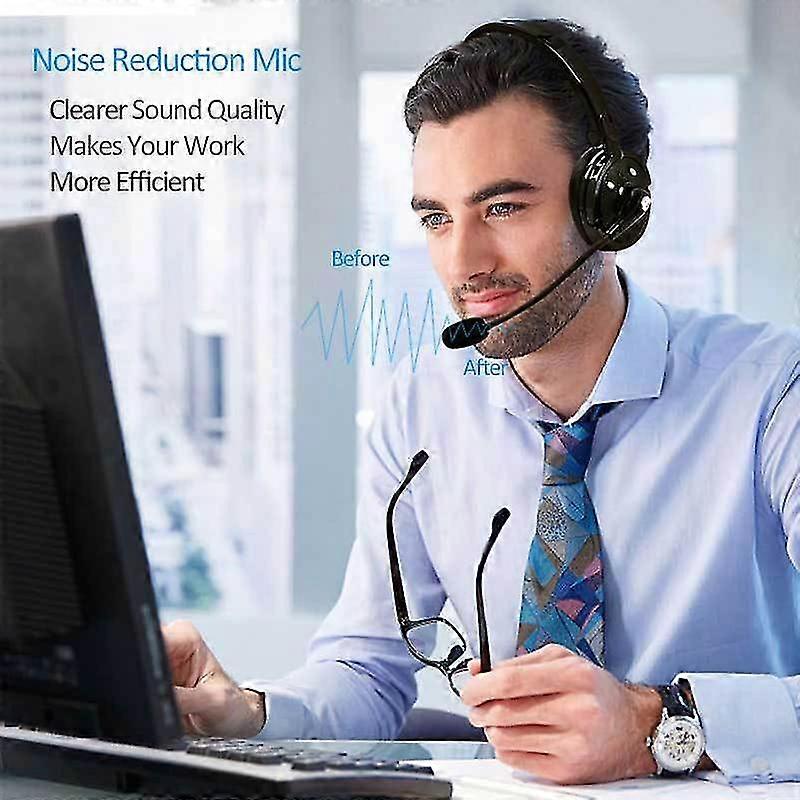 Professional Broadcast Headset With Hd Boom-mounted Microphone ...