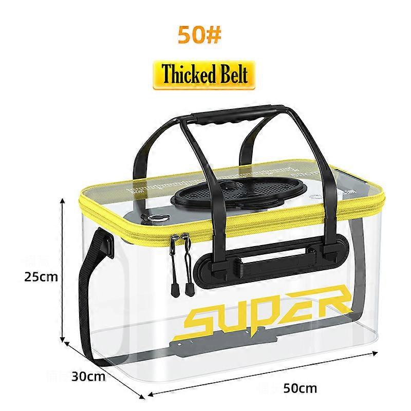 New Upgraded Live Fish Bucket Portable Foldable Fishing Bag Multi-Use ...