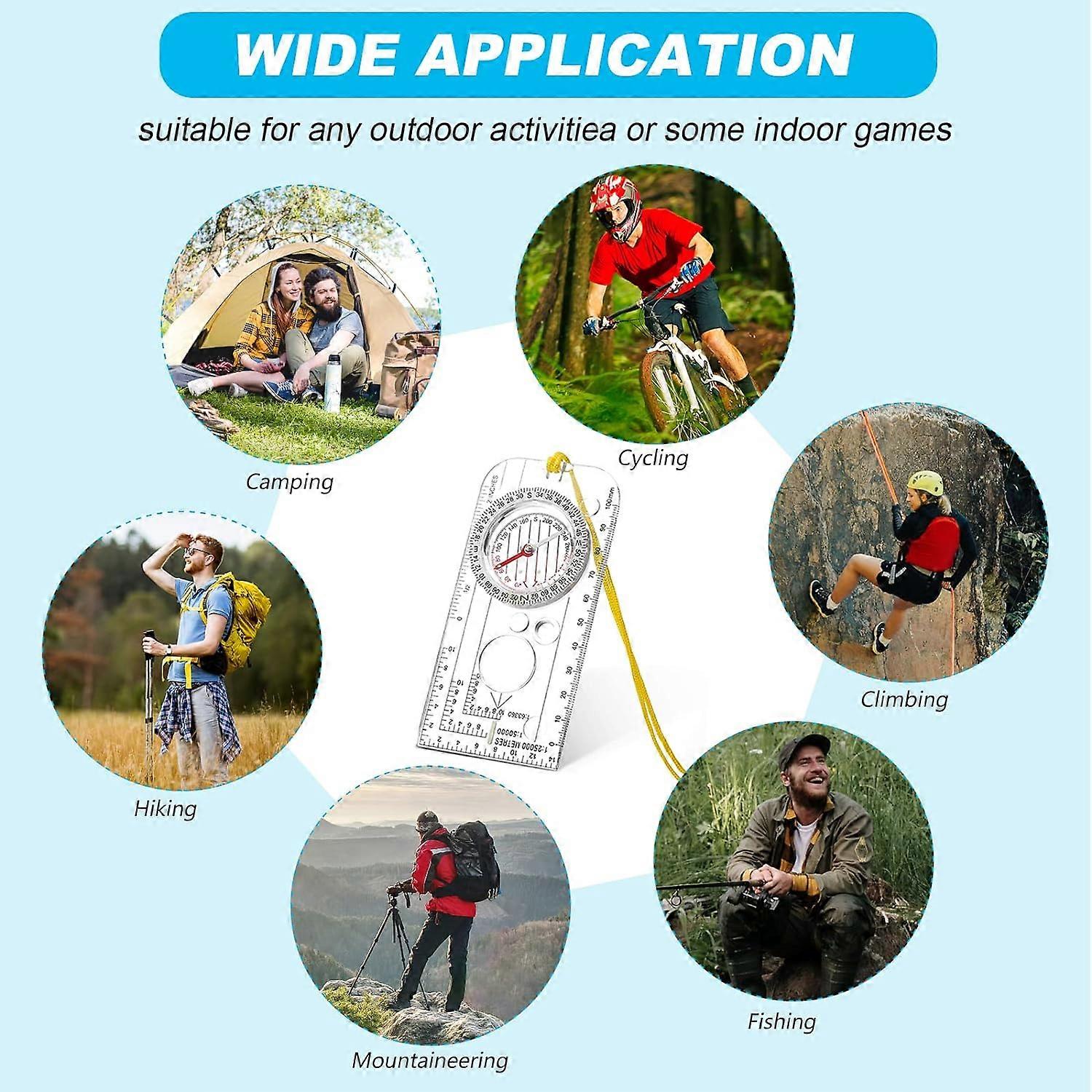 Navigation Compass, Boy Scout Compass Orientation Compass Lightweight ...