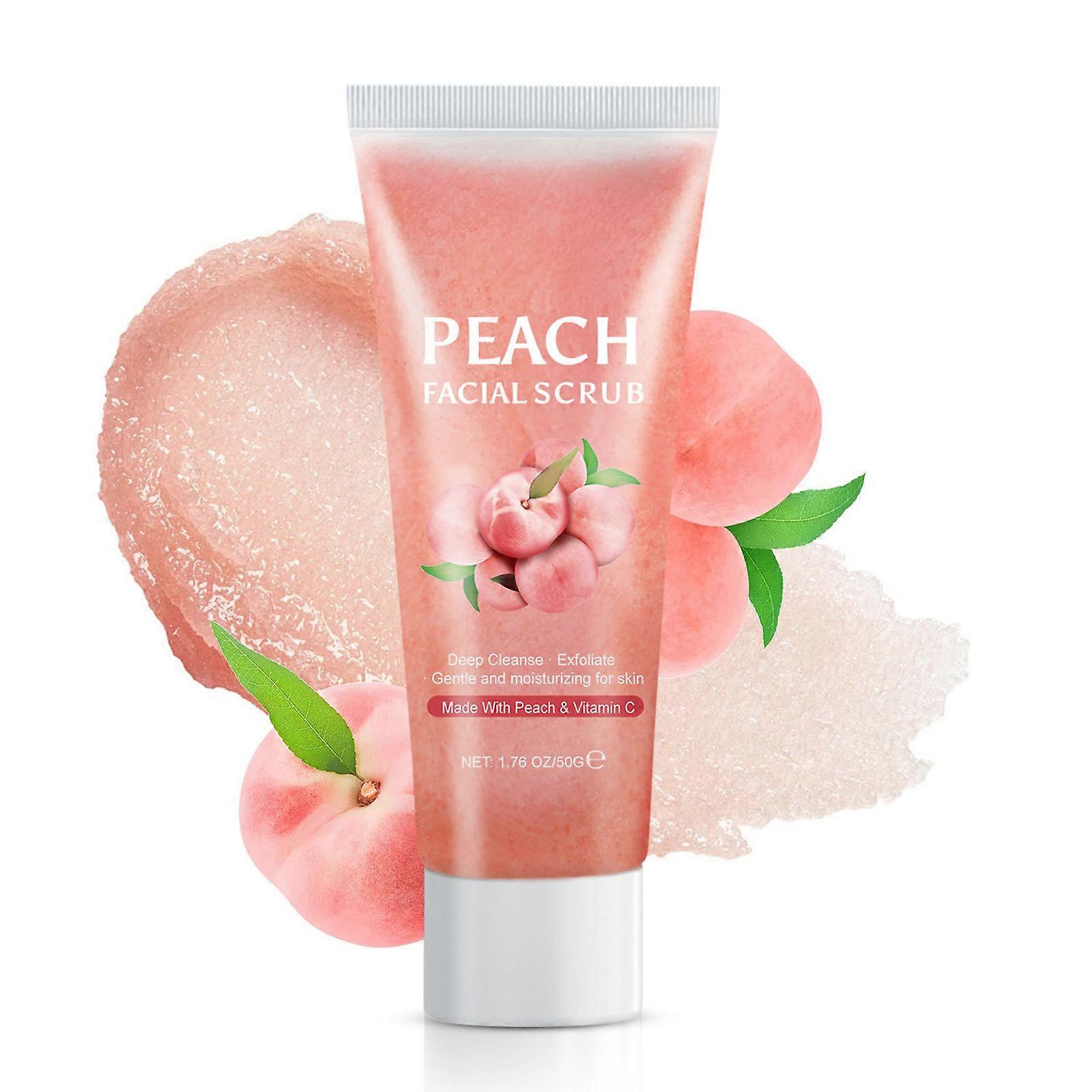 Peach Facial Scrub Exfoliating Purifying Scrub Smoothly And Firming ...