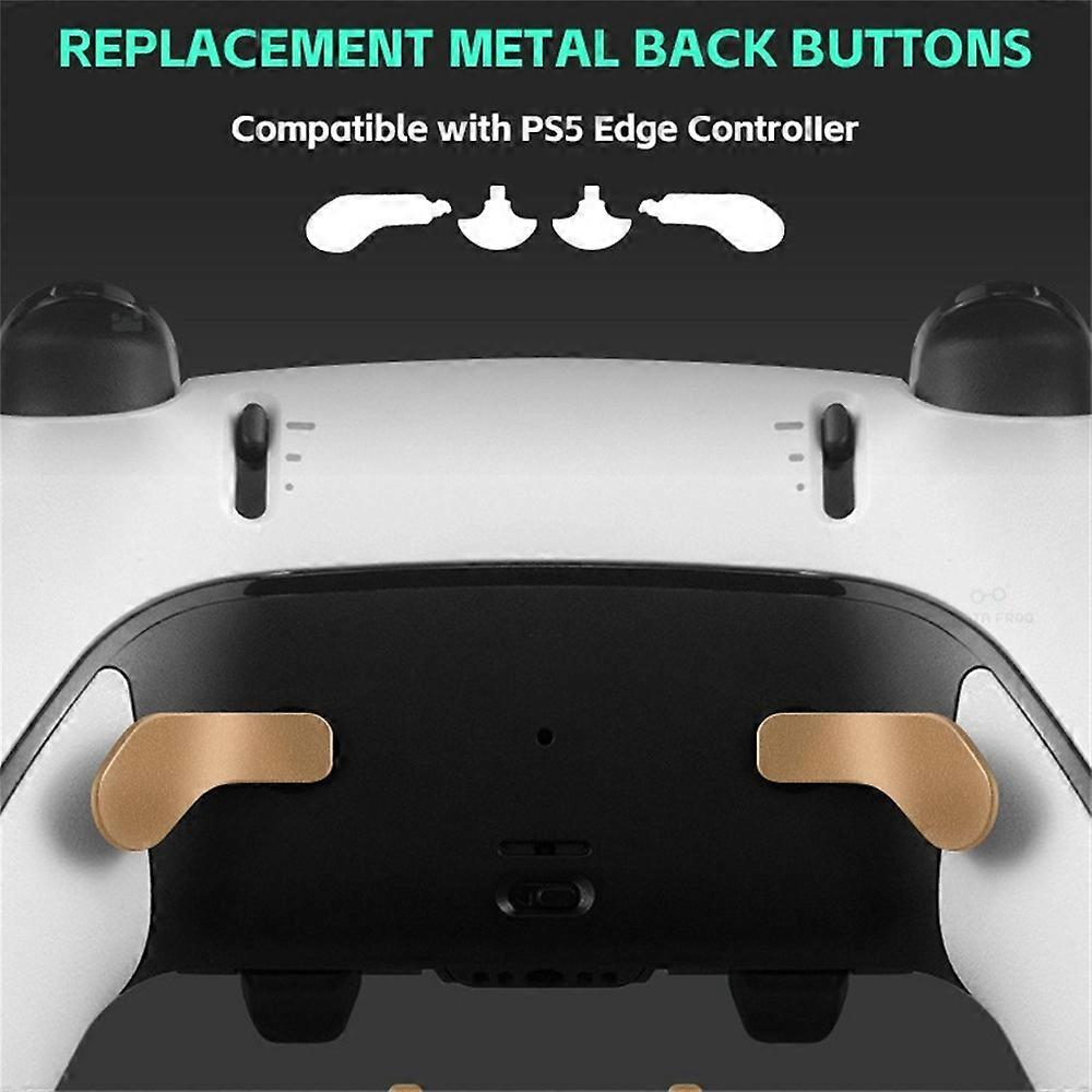 For Sony PlayStation 5 DualSense Edge Game Controller Stainless Steel ...