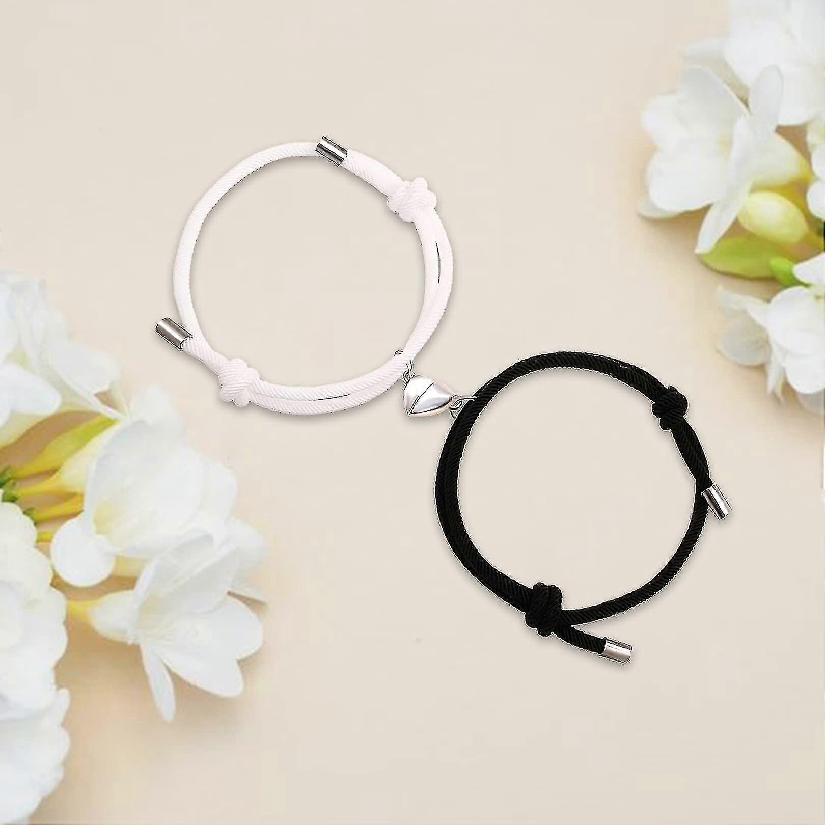Couple Magnetic Bracelets, Relationship Bracelet Couple Gifts For ...